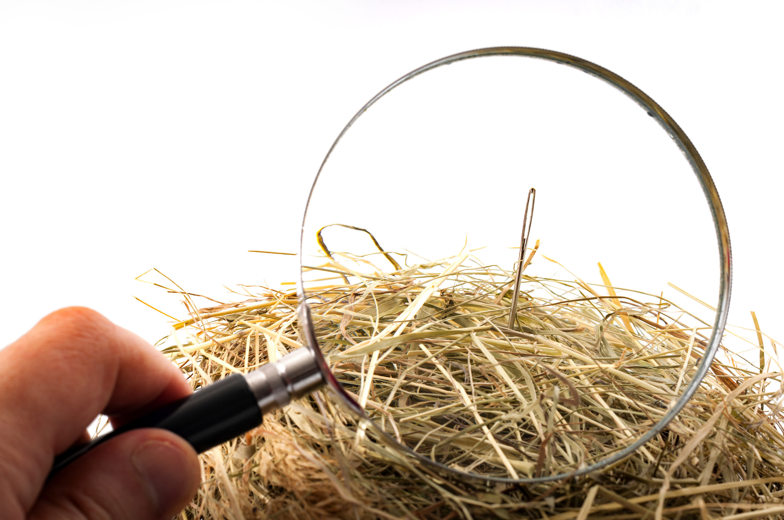 The idiom or the figure of speech “look for a needle in a haystack” is ...